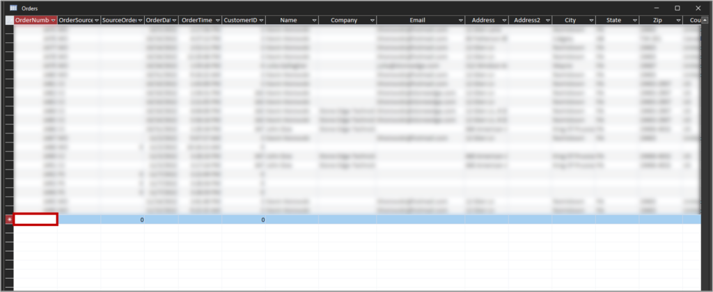 Set the Next Order Number - Stone Edge Order Manager