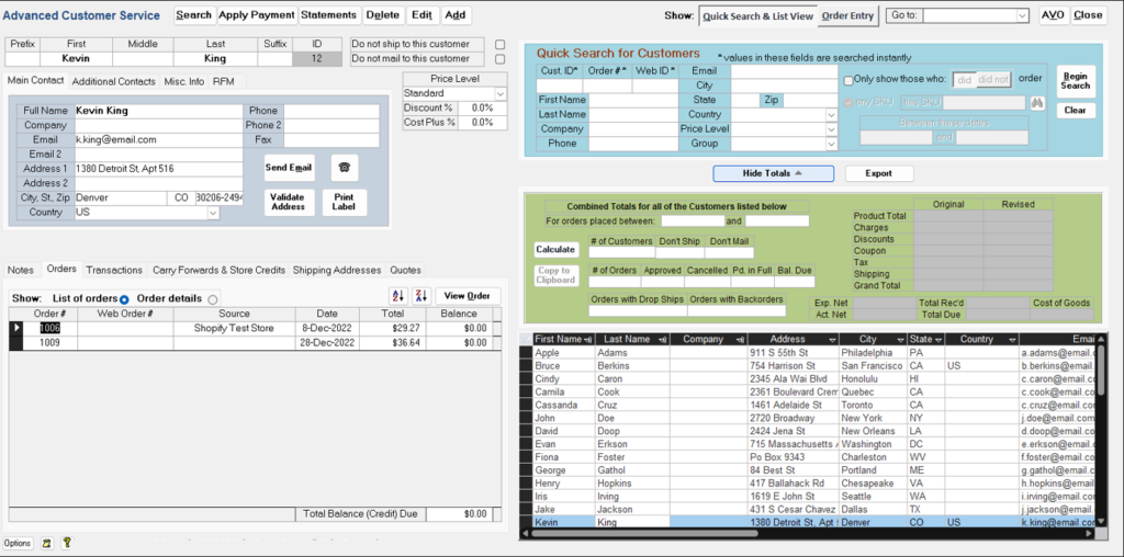 Advanced View Orders (AVO) and Advanced Customer Services (ACS ...